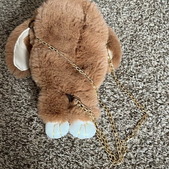 Bags | Fluffy Bunny Purse Can Be Worn Three Ways | Poshmark
